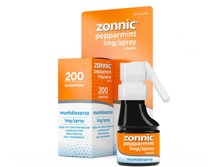 Zonnic Mouth Spray 1mg nicotine, tobacco craving relief | Nicotine spray