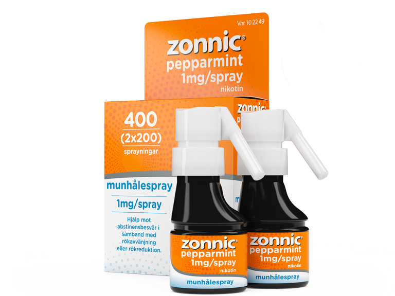 Zonnic Mouth Spray 1mg nicotine, tobacco craving relief | Nicotine spray